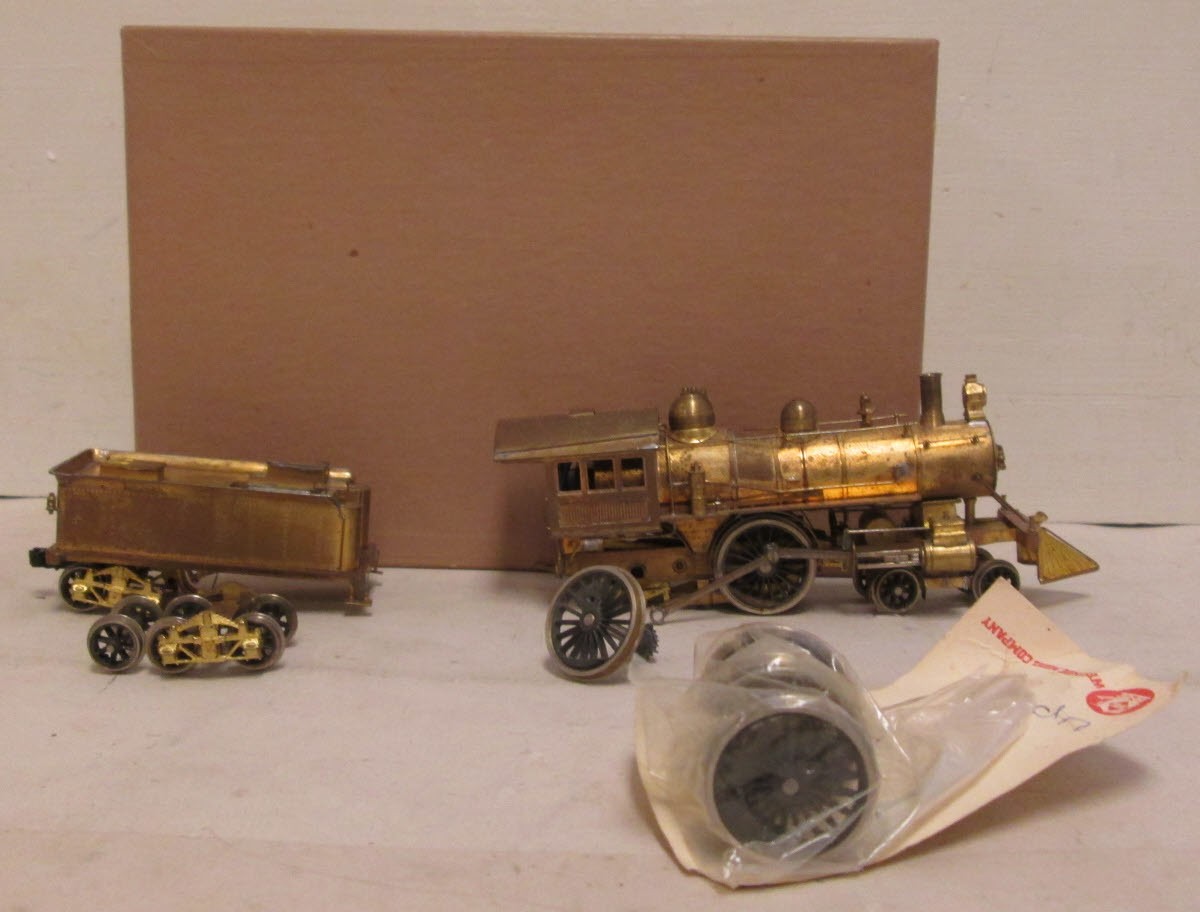 Ken Kidder 3538 NYC&HRR Brass 4-4-0 Steam Locomotive/Box | eBay