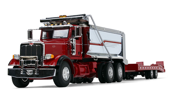 First Gear 50-3404 1:50 Peterbilt Model 367 Dump Truck with Beavertail ...