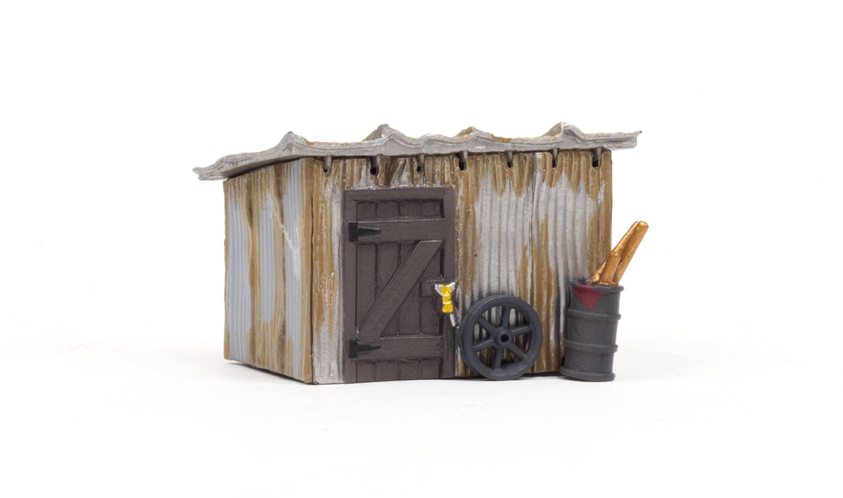 Woodland Scenics BR5056 HO Built-&-Ready Tin Shack Building | eBay