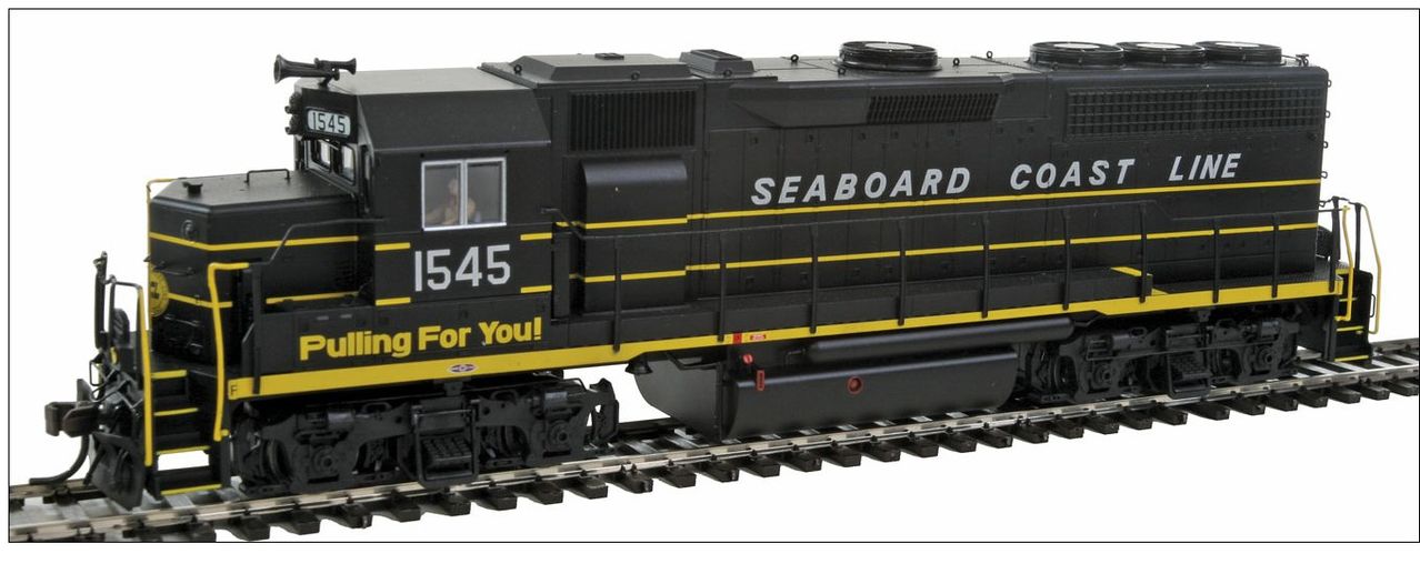 Atlas 10001695 HO Seaboard Coast Line EMD GP40 Low Nose Diesel Engine ...