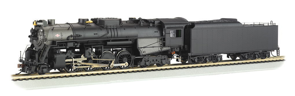 Bachmann 50949 HO Undecorated 2-8-4 Berkshire Tender w/DCC Steam Locomotive