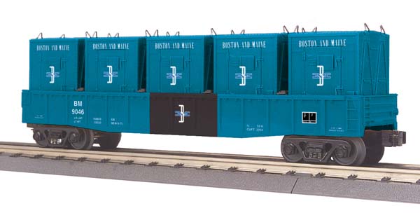 MTH 3072094 O B&M Gondola w/Containers | eBay