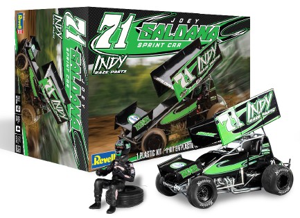 Revell 85-4444 1:24 Joey Saldana #71 Indy Sprint Car w/ Driver Plastic ...